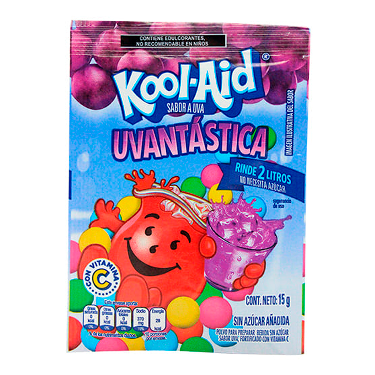 Bebida En Polvo Kool Aid Uvantastica 15 GRS – Basicos