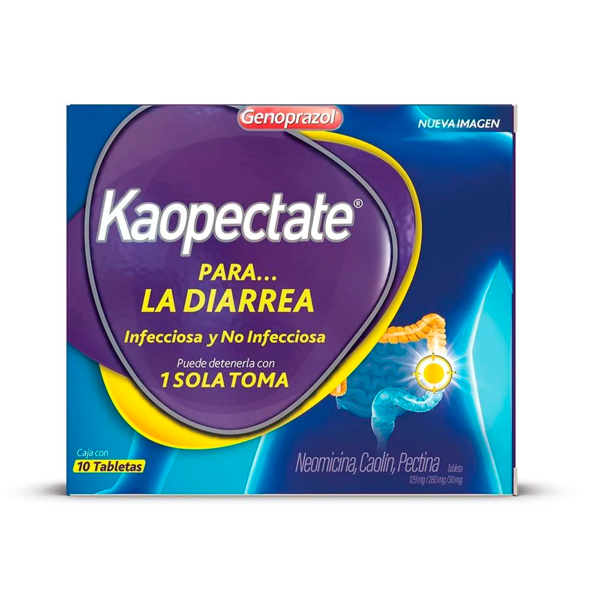 Exh Med Kaopectate A/Diarreico Tab Kaopectate 10 PZS – Basicos