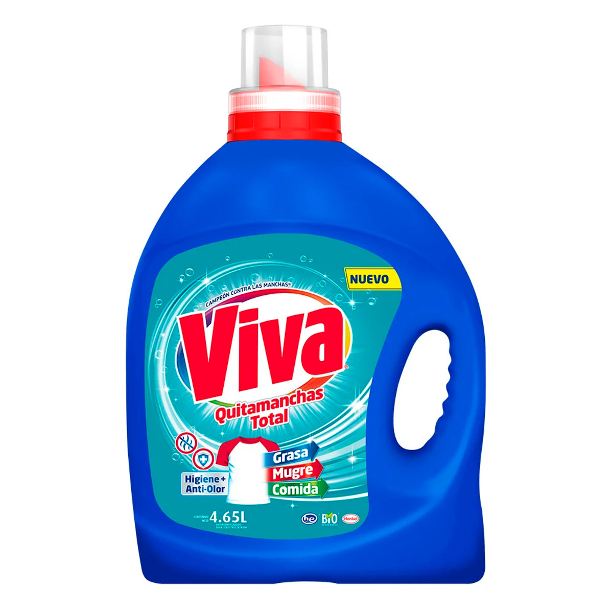 Detergente Líquido Viva Antiolor 4.65 LTS – Basicos