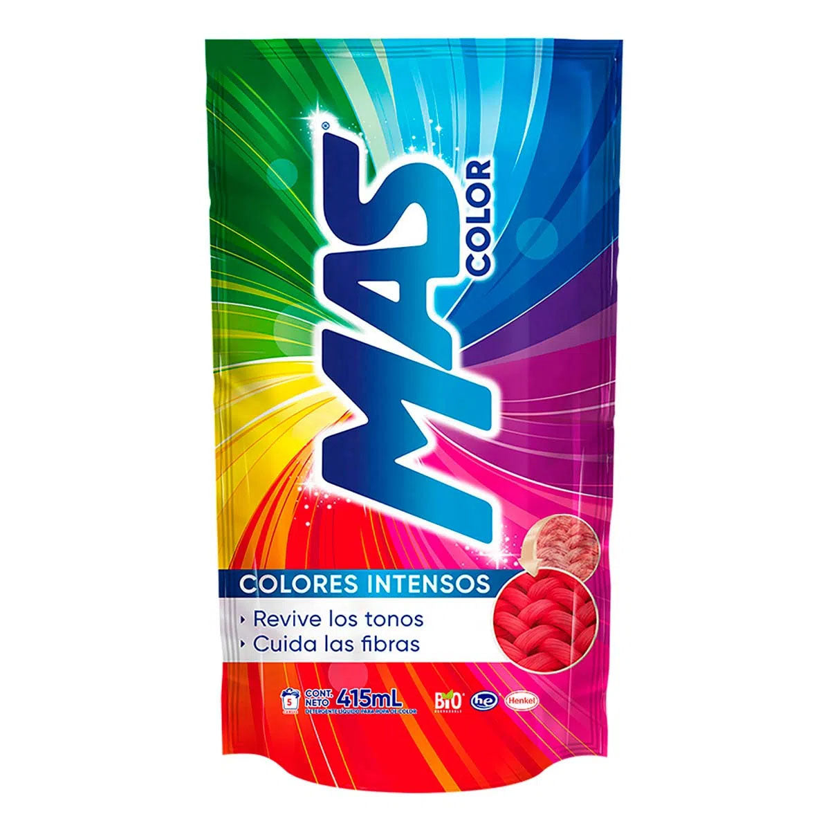 Detergente Líquido Henkel, Más Color. De 415 Mililitros. 415 MLL – Basicos