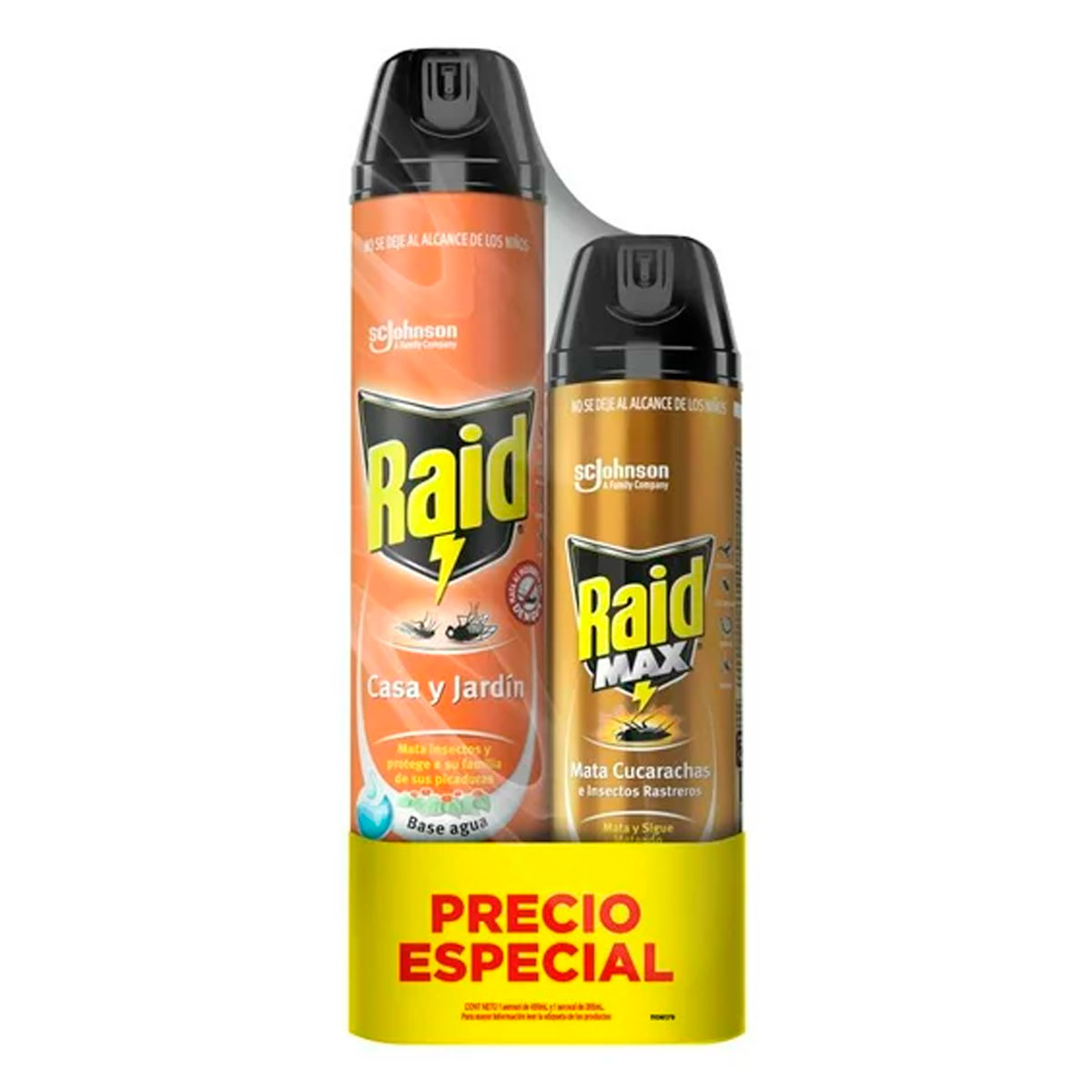 Insecticida Raid Casa Y Jardín En Aerosol 400 MLL – Basicos